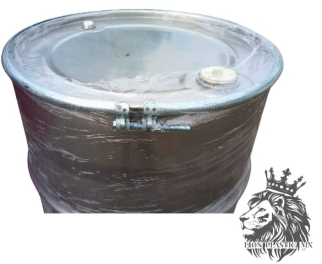 TAMBO DE ACERO INOXIDABLE (NUEVO) 220 LITROS CON TAPA DESMONTABLE ...